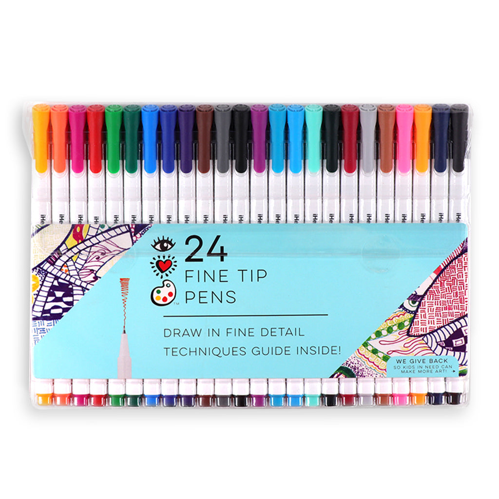 24 Fine Tip Pens – iheartartsupplies